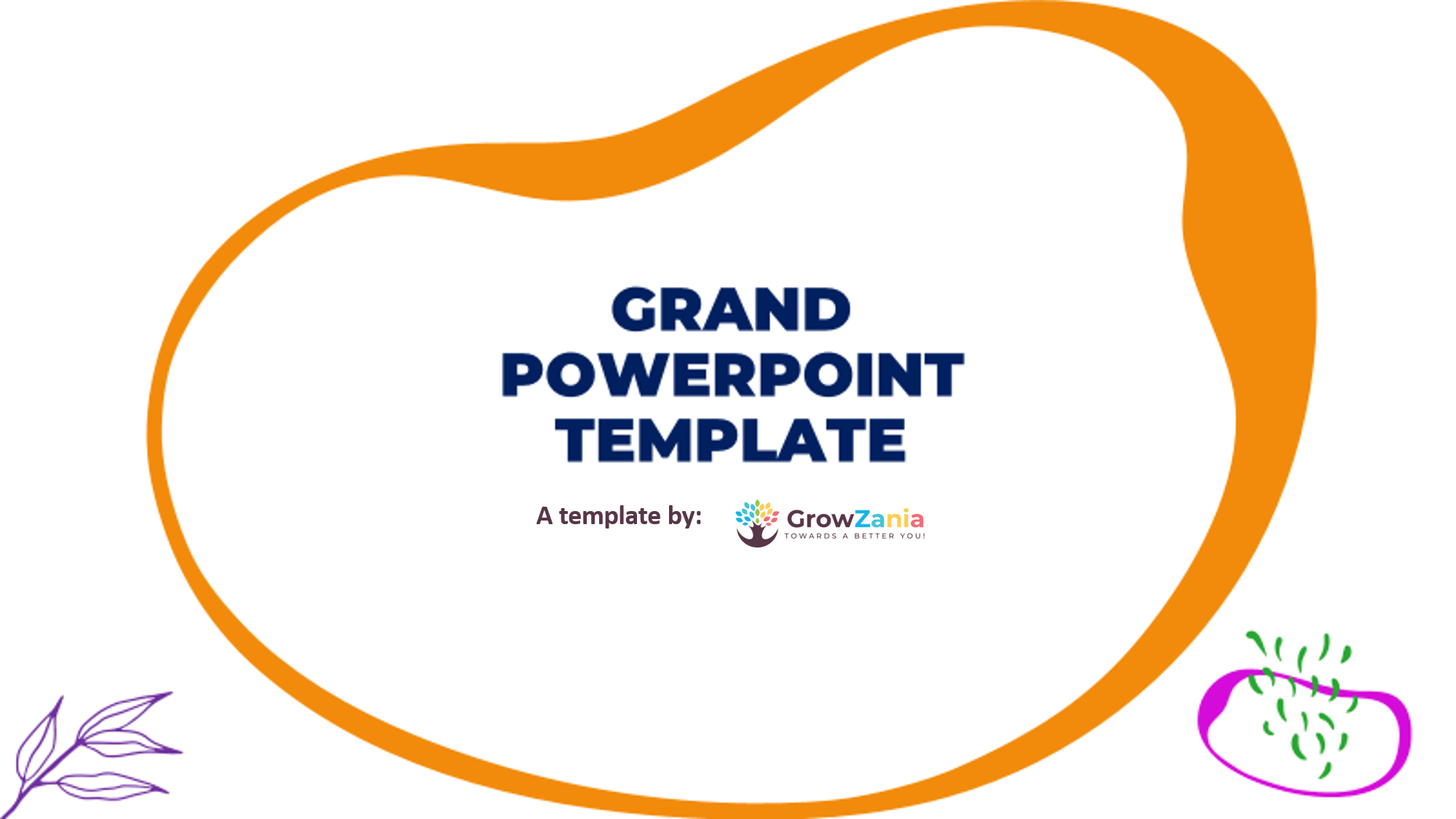 Grand - Free Minimalist PowerPoint Template for your next presentation ...